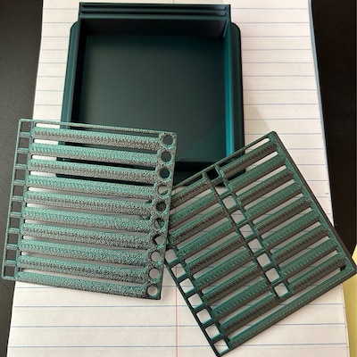 Sticky Note Stencils With Holder 3x3 Note Holder Checklist Guide Desk ...