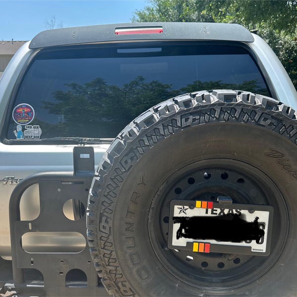 Vintage-toyota-retro-style-license-plate-frame-trd-offroad-tacoma-fj ...
