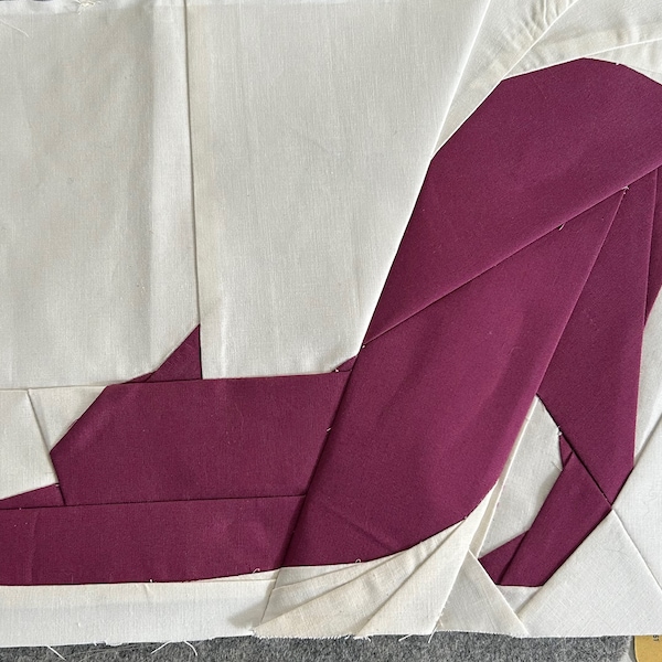 Origami Crane FPP Foundation Paper Piecing Quilting Project Block ...