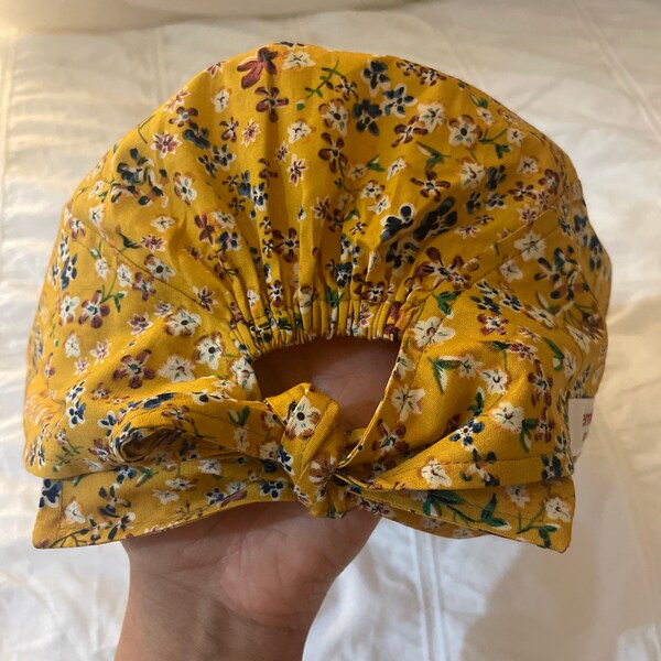 Blue Daisy Scrub Cap/scrub Hat Nurse, Doctor, Surgical, Theatre, Vet ...