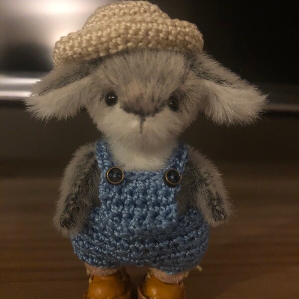 Artist Bear brady, Mini Bear Teddy Bear OOAK Blythe, Holala Doll, BJD ...