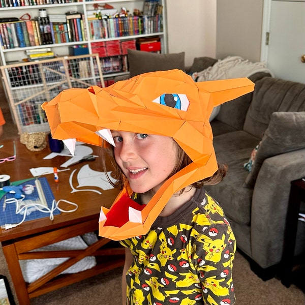 Charizard Paper Mask & Wings - Etsy