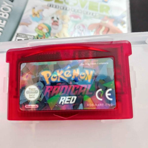 Pokemon Radical Red V4.1 RTC GBA Hackrom Retro Game for Gameboy Advance ...