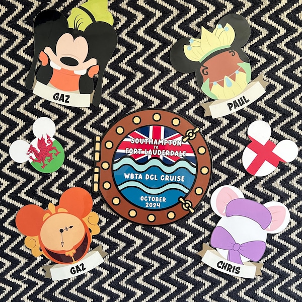Personalised Mickey Balloon Cruise Door Magnet Disney Cruise Magnets ...