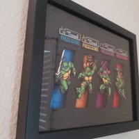 Ninja Turtle Character Select Screen - Classic Turtles Arcade Game 3D ...
