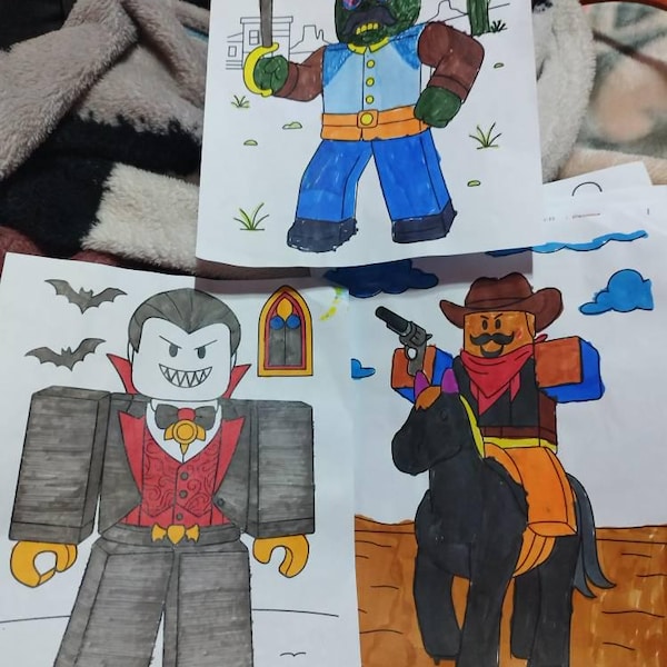 Dead Rails Coloring Book Printable - Etsy