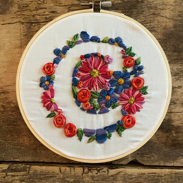 Letter 'C' Embroidery Pattern / PDF Digital Download / Floral ...