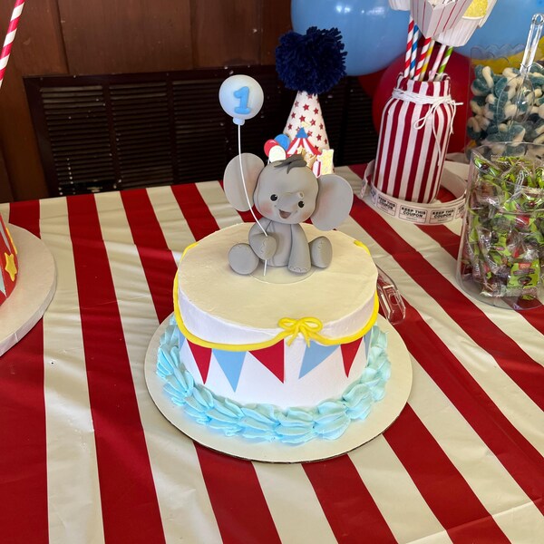 Baby Dinosaur Cake Topper: Pink Brontosaurus, Made of Lightweight Air ...