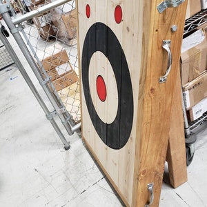 2-ring Foldable Axe and Knife Throwing Target - Etsy
