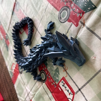 Crystal Dragon Cinderwing3d, STL File for 3D Printing,, STL Print Files ...