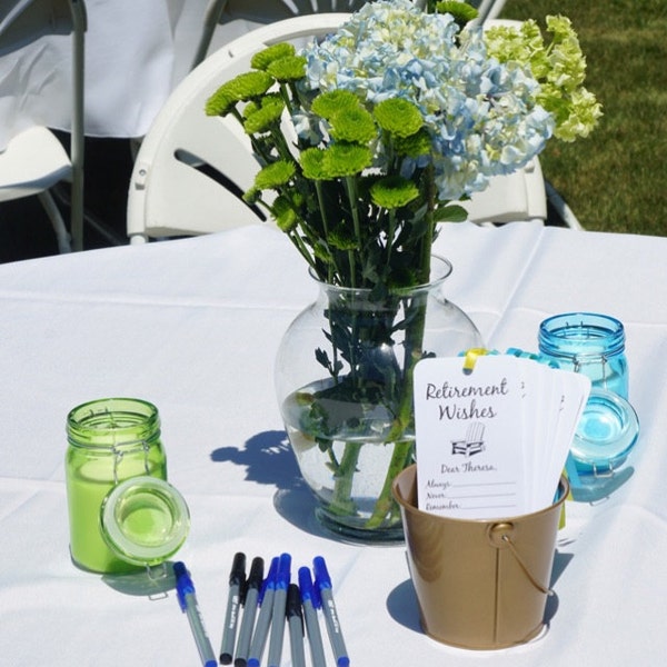 8 Handmade Retirement Wishing Tree Tags / Bookmarks / Retirement Wishes ...