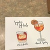 Custom Signature Cocktail Sign Drawing Personalized Drinks - Etsy