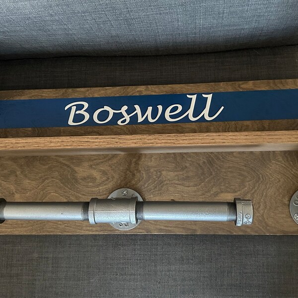 Wall Mounted Duty and Tactical Gear Rack Thin Blue Line - Etsy Canada