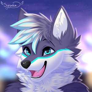 Canine Fursona Reference Sheet Template - Etsy