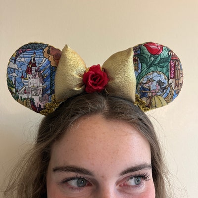 Beauty & the Beast Mouse Ears, Belle Ears, Mouse Ears, Belle, Beast ...