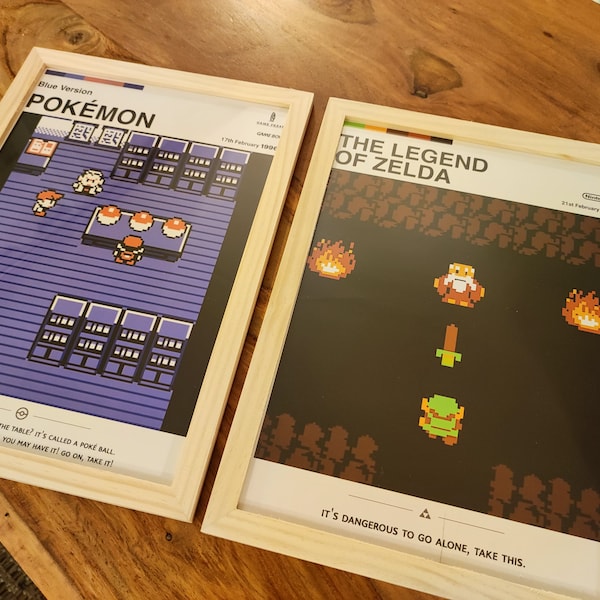 Pokémon (1996) for Gameboy - Video Game Poster, Minimalist, Red Version ...