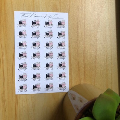 No Spend Functional/icon Stickers Planner Stickers Erin - Etsy