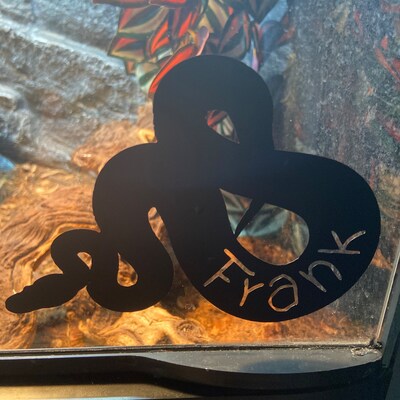 Customizable Name Ball Python Snake Vinyl Decal READ DESCRIPTION - Etsy