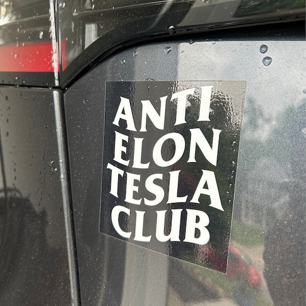 Tesla Owner Bumper Sticker I Bought This Before Elon Went Crazy Tesla