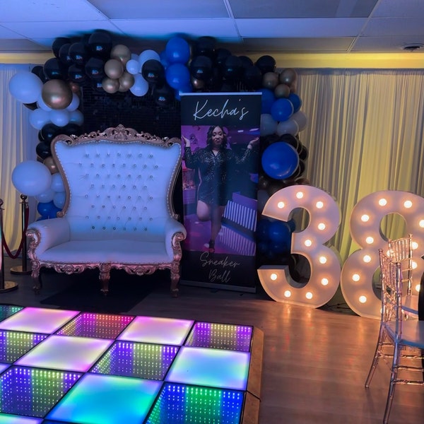 Custom Wedding Retractable Banner Stand INCLUDED With Full Color Print ...