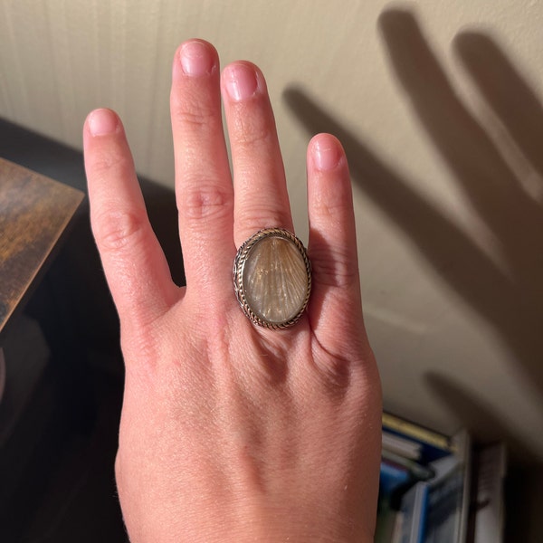 Keepsake Fur Ring Memorial Hair Jewelry Mourning Ring Horse Hair Ring ...