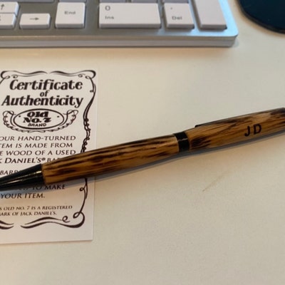 Jack Daniels Whiskey Barrel Pen Wood Pen - Etsy