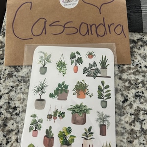 Plant Stickers for Journal Plant Sticker for Planner Plant Sticker for ...
