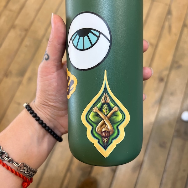 Leaf Goddess Green Leaf Artwork Leaf Artwork Abstract Leaf Art Print ...