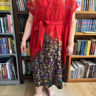 Vibrant Festival Cape Wrap. Kimono Wrap Top. Long Cape Made From ...