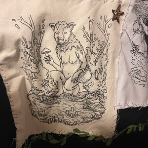 Wood Witch Backpatch | Etsy