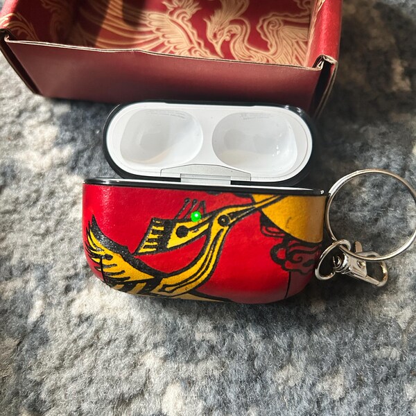 Hand-drawn Design for Airpods 1, 2, 3 Pro Case Leather Airpods Case ...