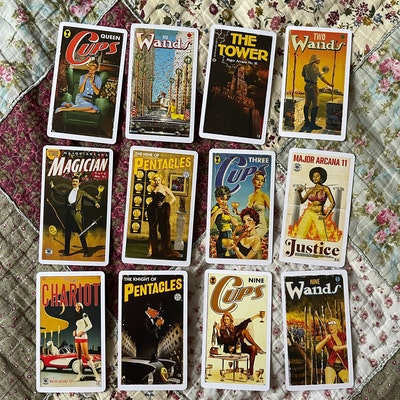 The Pulp Tarot Full Tarot Deck - Etsy