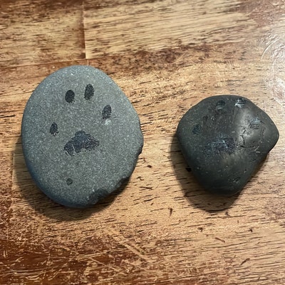 Custom Made Fingerprint Worry Stone, Free Engraved Personalization ...