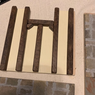 Real Miniature Vintage Slate Brick Slips, Cobbles Over 100 Years Old ...