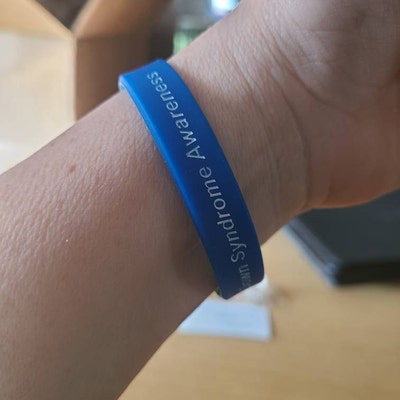 ALS Awareness Wristband Bracelet Blue White Survivor Support Gift ...