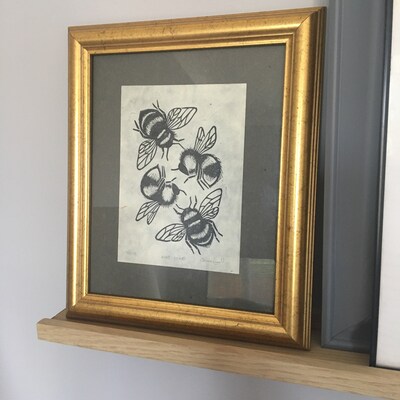 Mussel Shell Linocut Print, Seashell Print, Wall Decor, Limited Edition ...