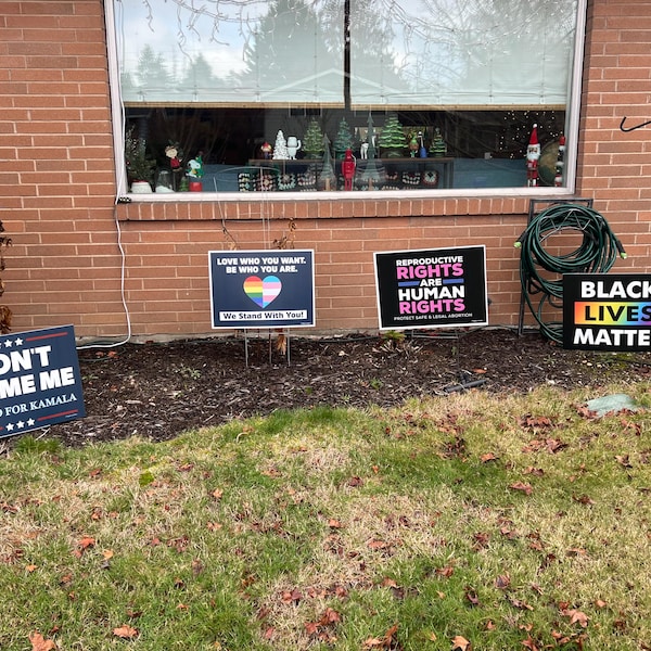 Welcome Your Neighbors Yard Sign // 2-sided // Protest Sign // No ...