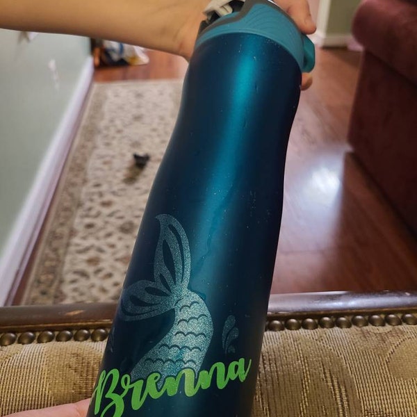 Personalized Mermaid Decal Stickers for Kids or Women, Custom Decal for ...