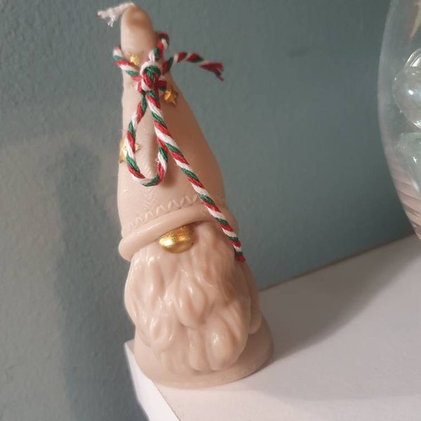 Gonk Christmas Candle: Handcrafted Soy Wax Gnome Candle - Etsy