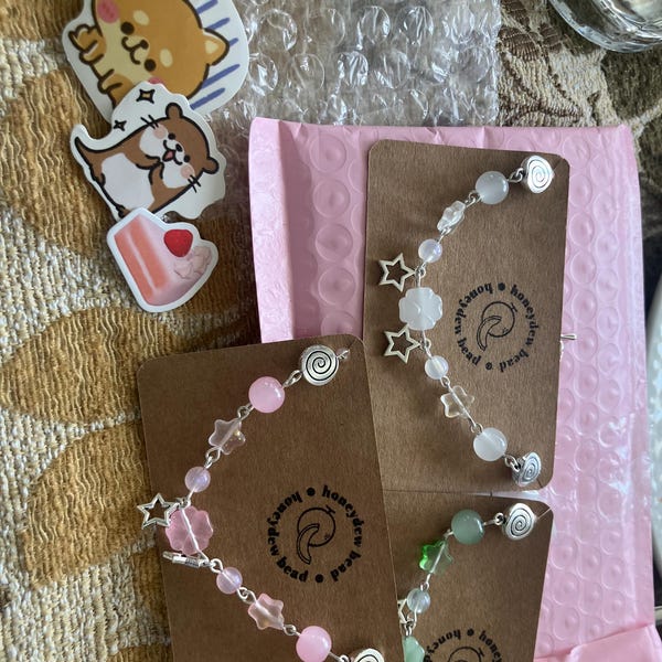 Matching Acubi Bracelet | Charm Bracelet | Matching Bracelets for Three ...