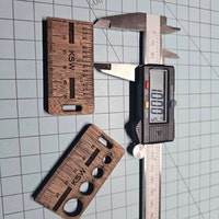 Keychain Ruler - SVG PDF AI File - Gifts for Groomsmen, Father's Day ...