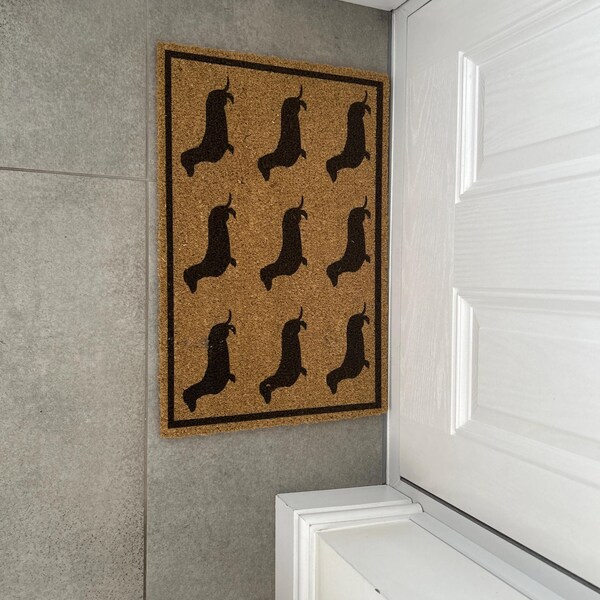 Banksy-style Flying Balloon Girl Quirky Doormat Girl With Balloon ...