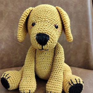 DIY Labrador Golden Retriever Crochet Amigurumi Pattern Perfect Gift ...