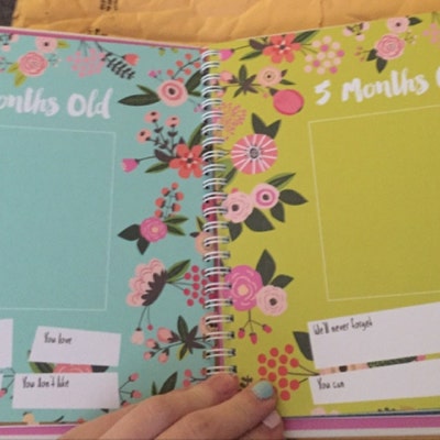 Floral Baby Book Artist Baby Book for Girls Babys First - Etsy