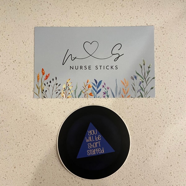 Nurse Sticker | Funny Nurse Sticker, Stickers for Nurses, Gift for ...