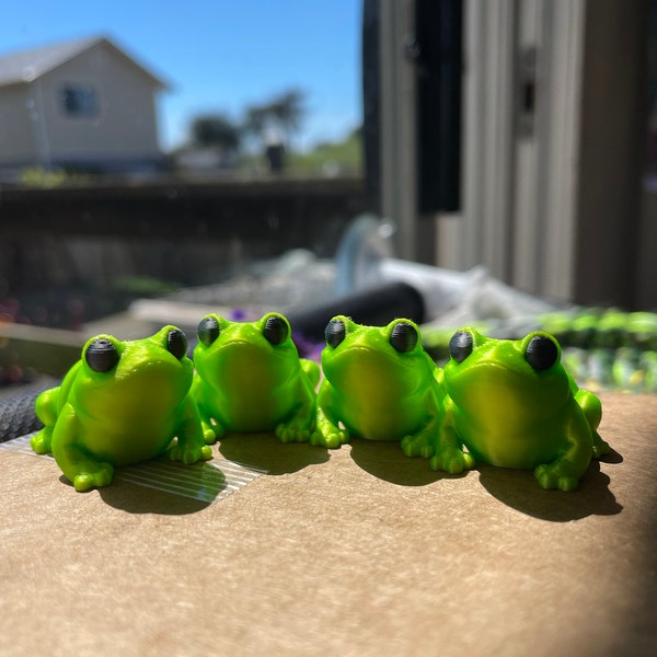 Fidget Frog Fidget Toy, Articulated Sensory Toy, Tiny Frogs, Flexible ...
