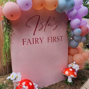 Baptism Wall Decal for Balloon Arch, Balloon Arch Decoration ...