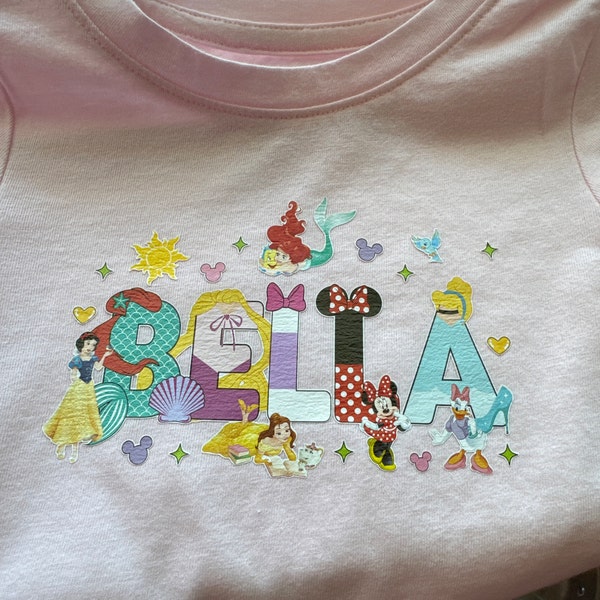 Ready to Press Custom Girl Characters HTV and Sublimation Image ...