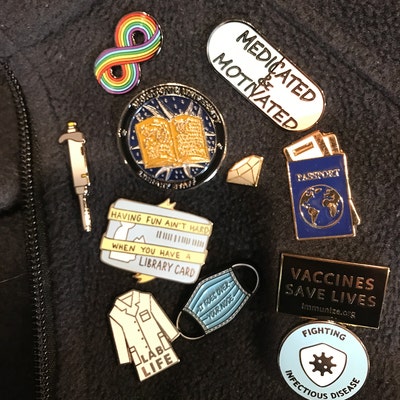 Lab Coat Lab Life Enamel Pin / Microbiology / Science Gift / - Etsy