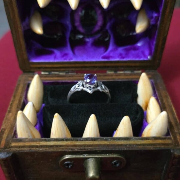 Mimic Ring Box: Dnd Engagement, Wedding Ring Bearer - Etsy
